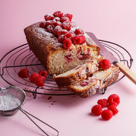 Raspberry & lemon loaf cake | Woolworths.co.za