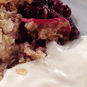 Apple & Berry Crumble With Velvet Cream | Woolworths.co.za