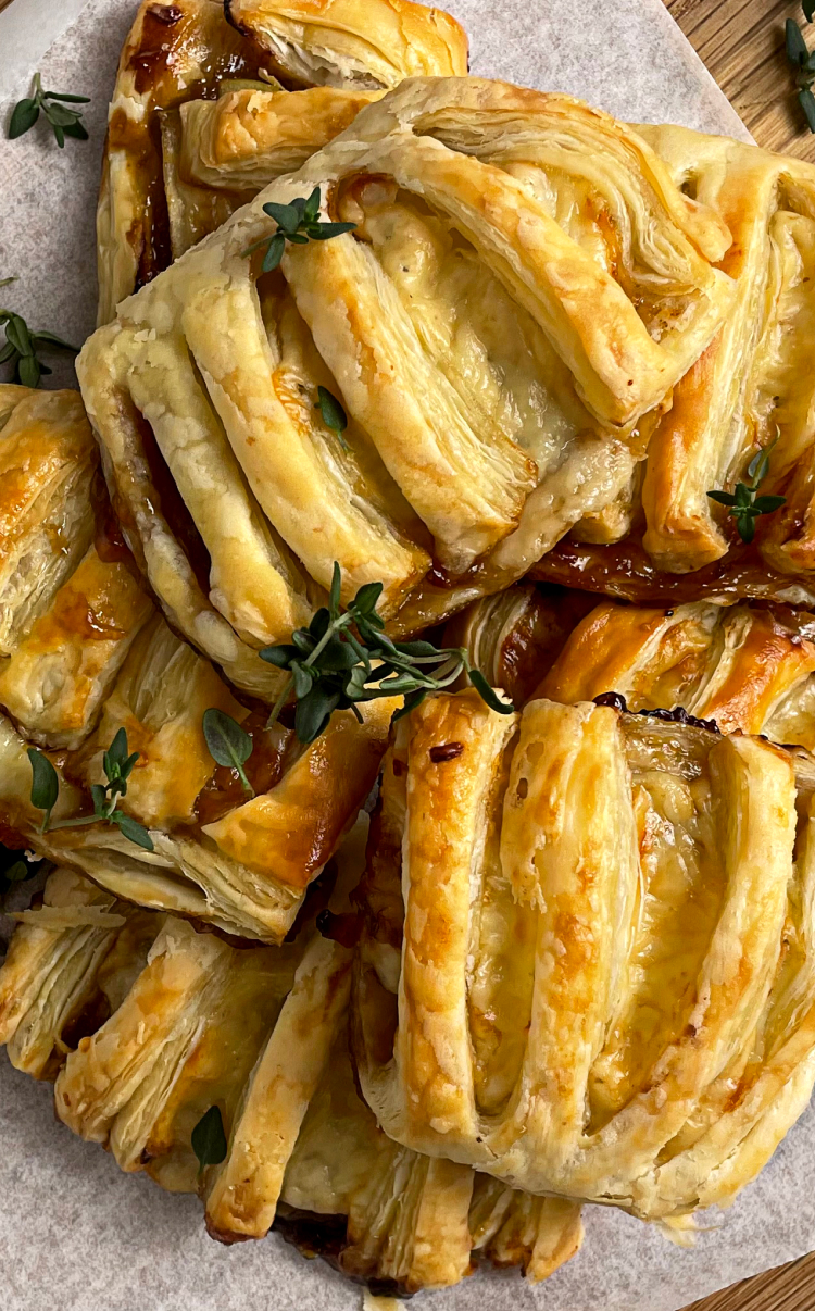 Apple-and-pear Gruyère mini tarts | Woolworths.co.za