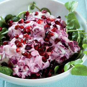Baby beetroot raita with watercress salad | Woolworths.co.za