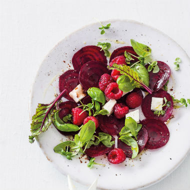 Beetroot Carpaccio with feta, basil and balsamic | Woolworths.co.za