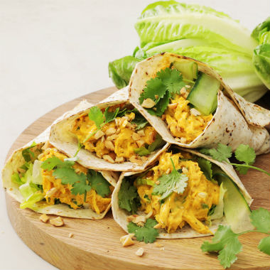Coronation chicken wraps | Woolworths.co.za