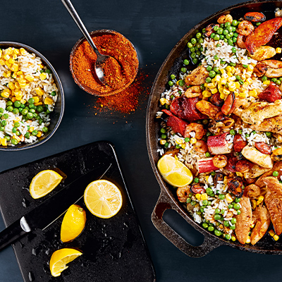 Seafood & Chorizo Paella | Woolworths.co.za