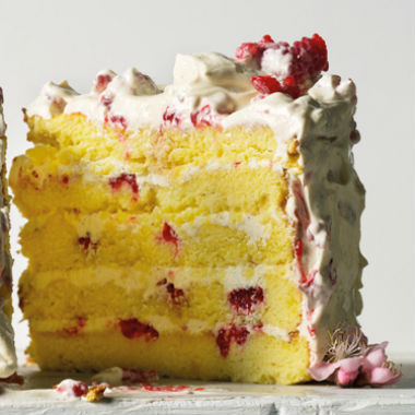 Gluten-free raspberry cake with crème fraîche icing | Woolworths.co.za