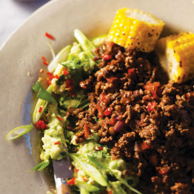 Mexican-style mince with grilled corn | Woolworths.co.za