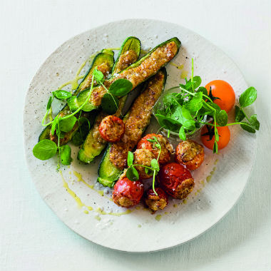Stuffed baby marrows and tomatoes | Woolworths.co.za