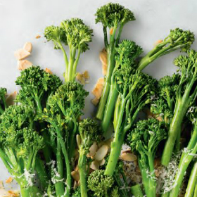 Tender stem broccoli with toasted almonds & parmesan | Woolworths.co.za