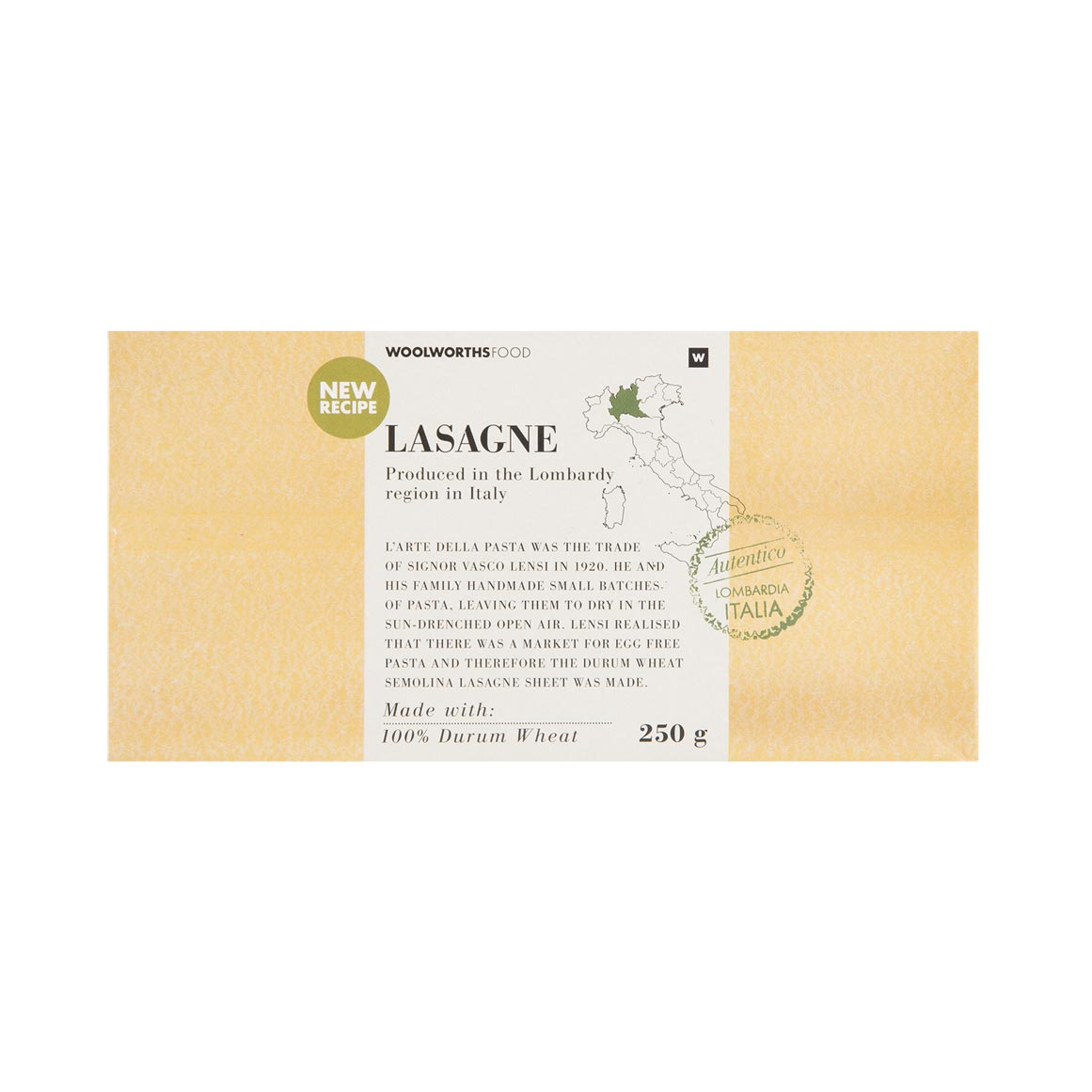 Italian Lasagne Sheets 250 G Prices | Shop Deals Online | PriceCheck