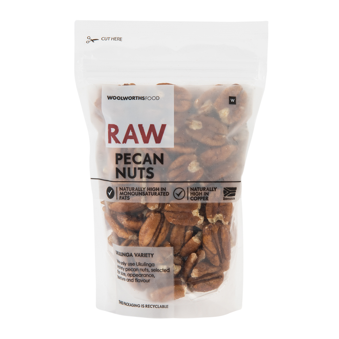 Pecan Nut Size